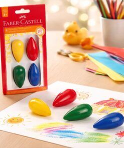 Faber-Castell Farvekridt til børn – 4 stk
